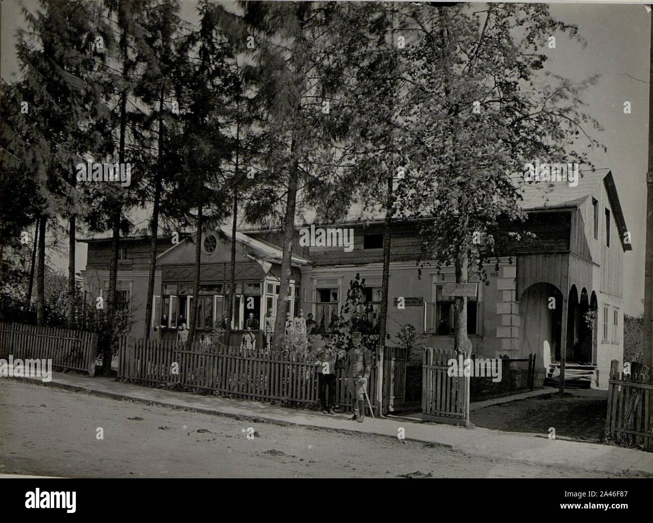 Feldmarodenhaus, Interne Abt. Aufgenommen am 6.V.1916. TLUMACZ Stock ...