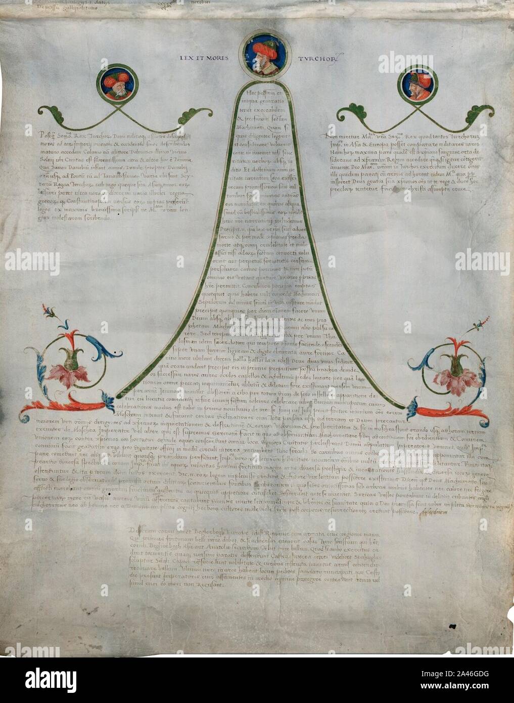 Felix Petancius Genealogia Turcorum imperatorum circa 1502 1512, Buda ...