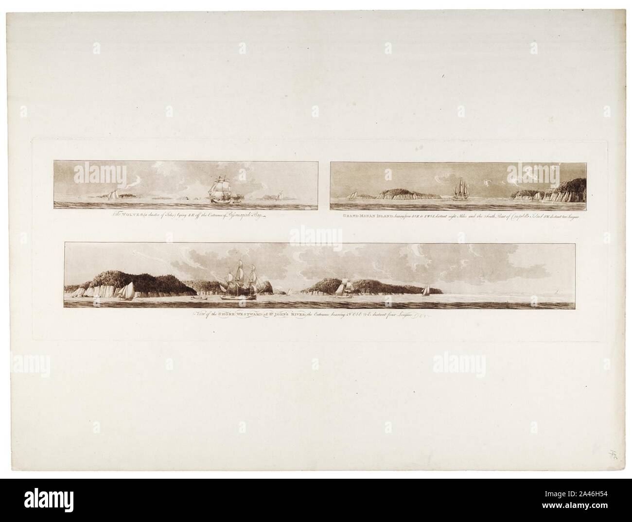 Five views in the Bay of Fundy Stock Photo - Alamy