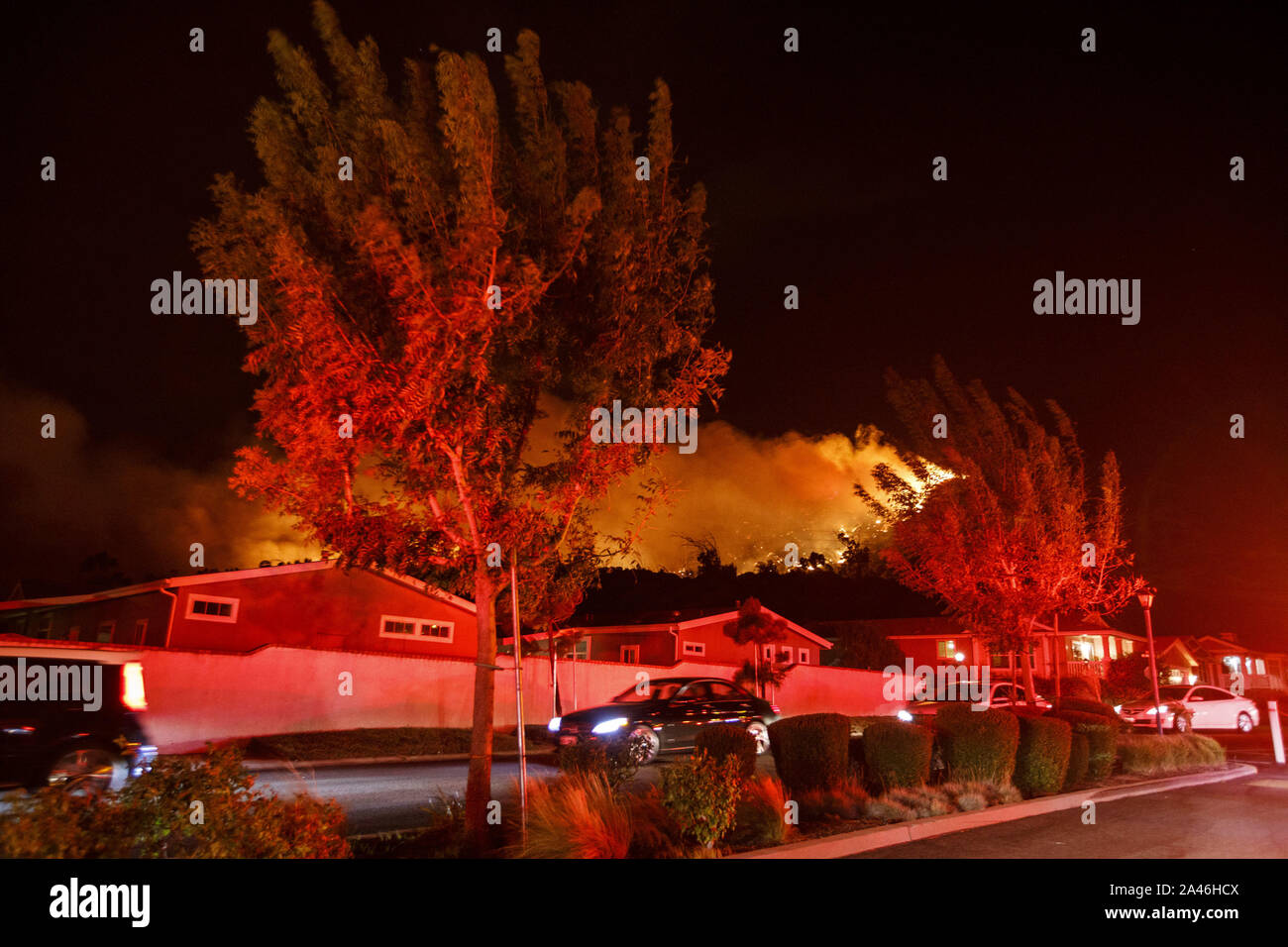Saddle ridge fire hi-res stock photography and images - Alamy