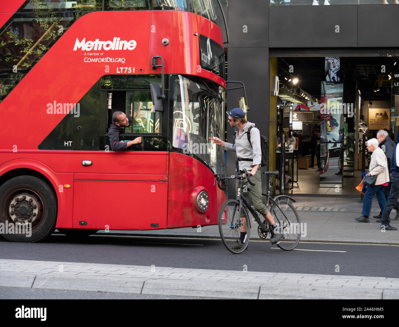 Talking to bus driver hi-res stock photography and images - Alamy