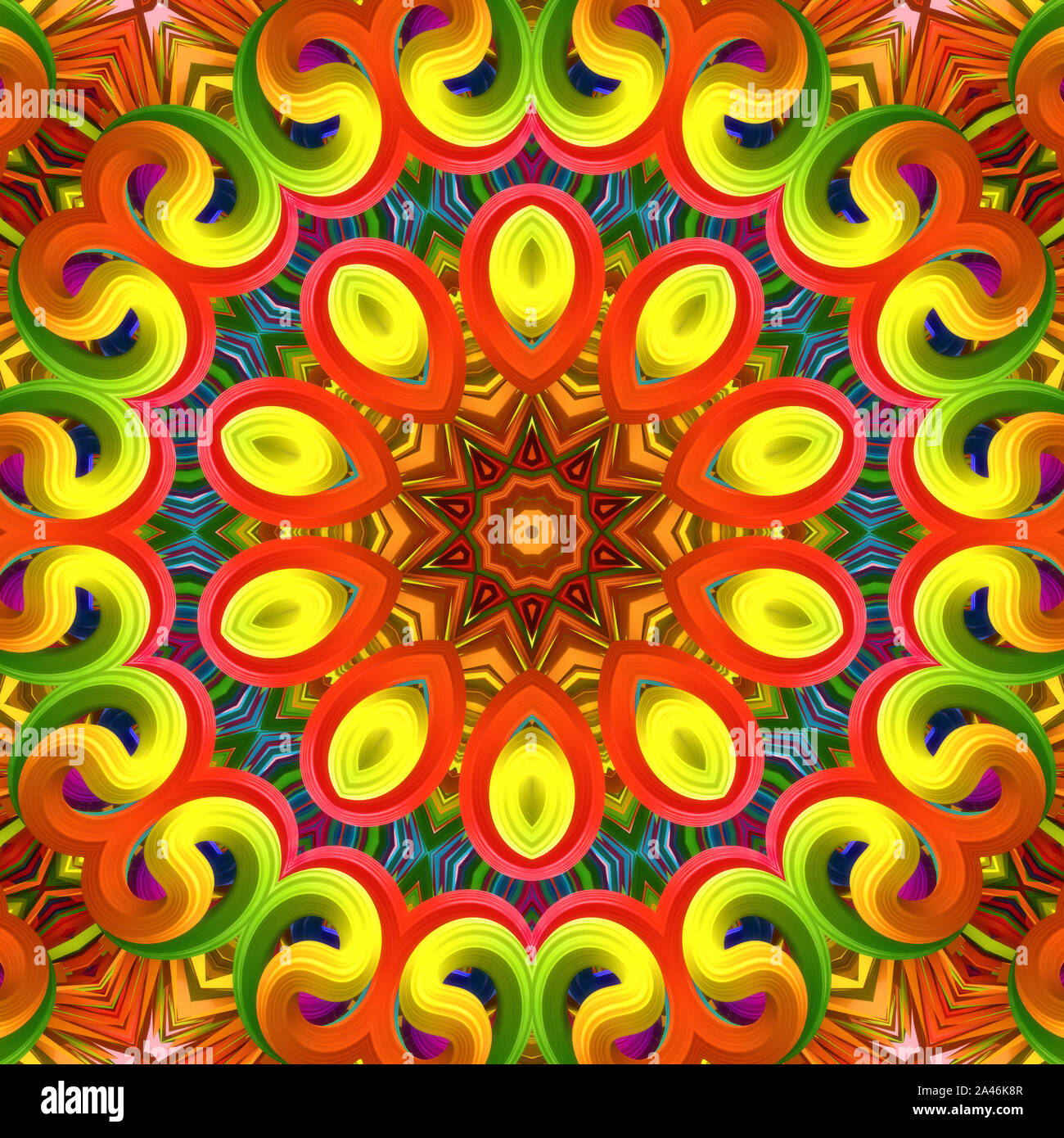 3d render. Abstract pattern background Stock Photo - Alamy