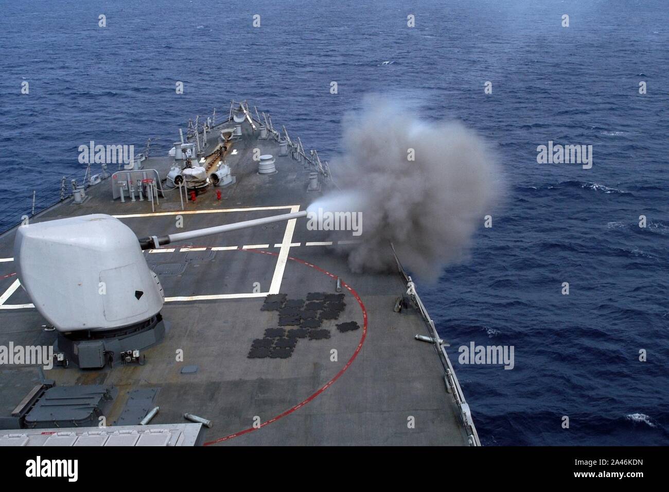 Five-inch gun system Stock Photo - Alamy