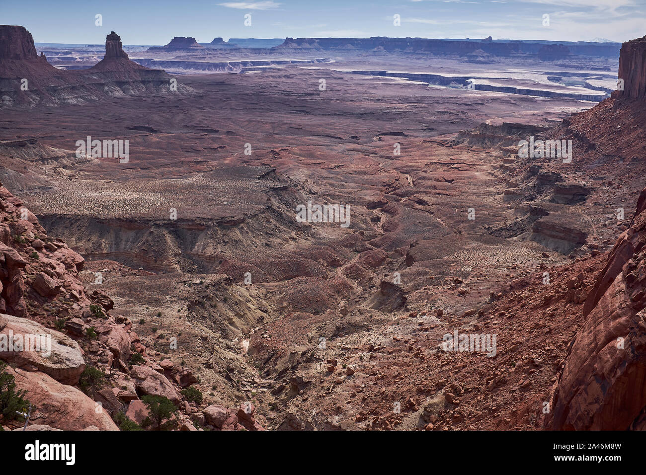 View of Candlestick Tower in the Island in the Sky unit of Canyonlands ...
