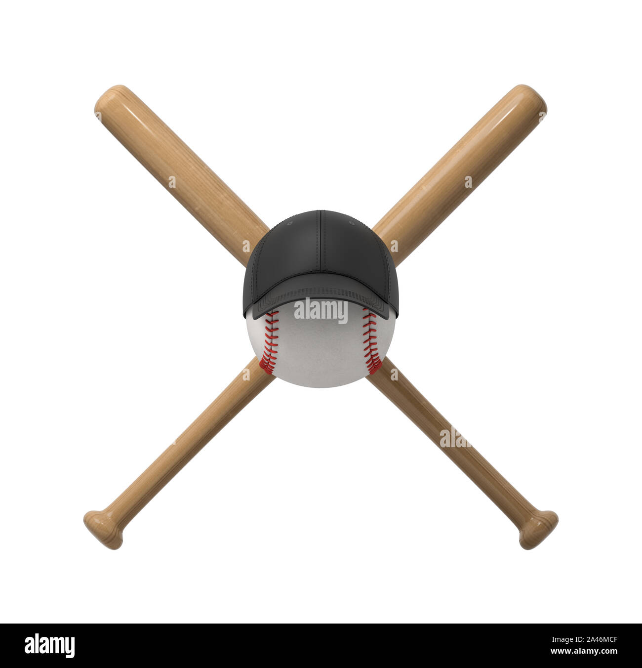 Crossed bats hi-res stock photography and images - Alamy