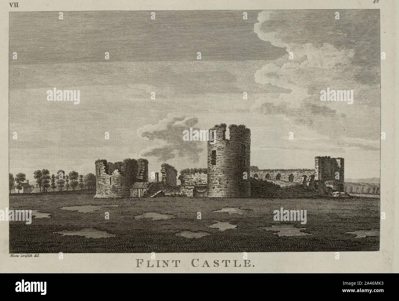Flint Castle 02602 Stock Photo - Alamy