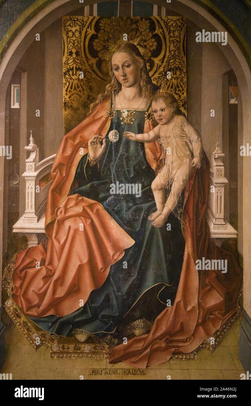 Fernando gallego-Virgen de la Rosa Stock Photo - Alamy