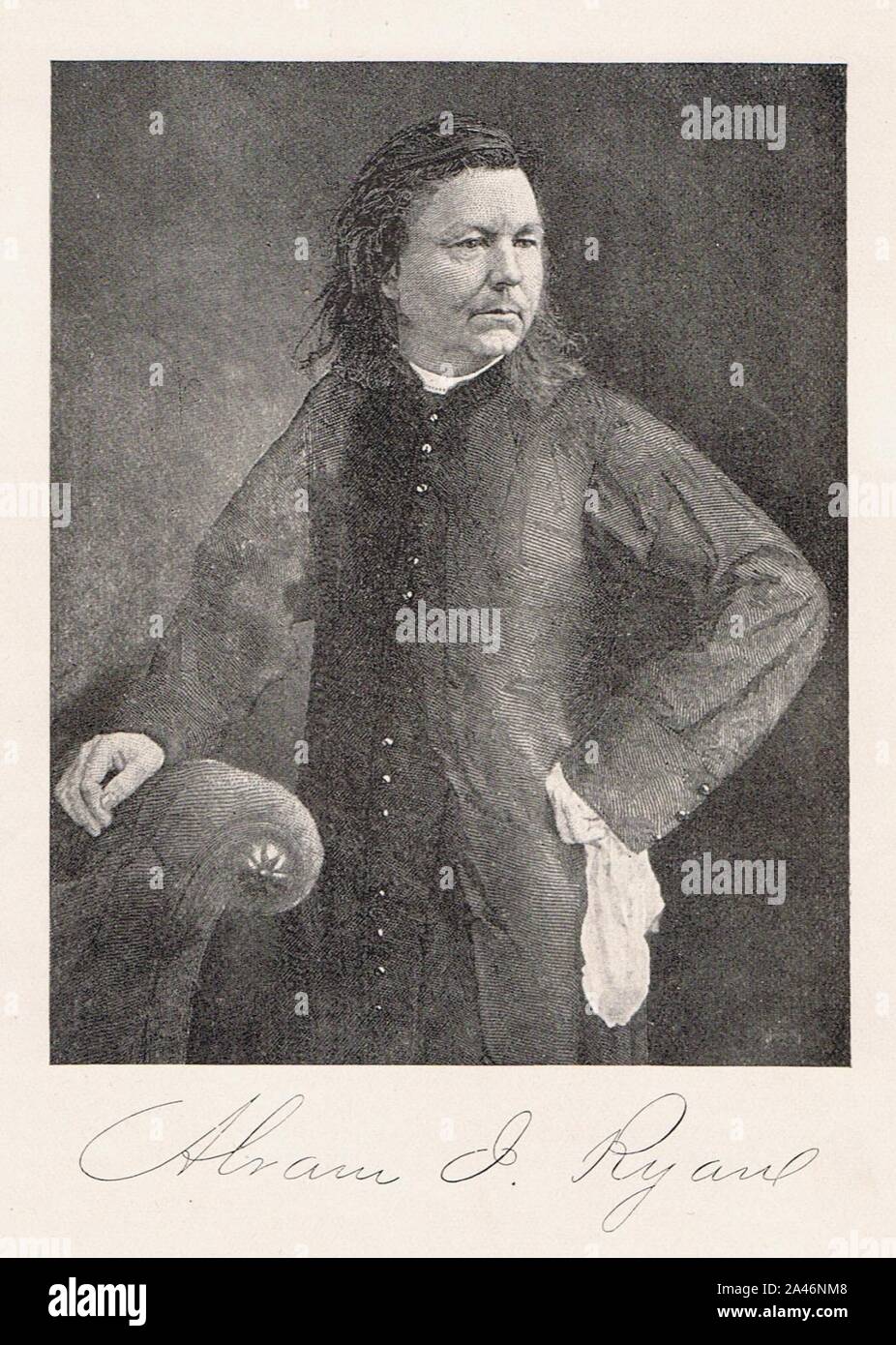 Father Ryan Portrait Magazine of Poetry 1892 Stock Photo - Alamy
