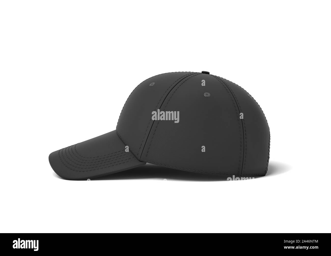 Black trucker hat side view hi-res stock photography and images - Alamy