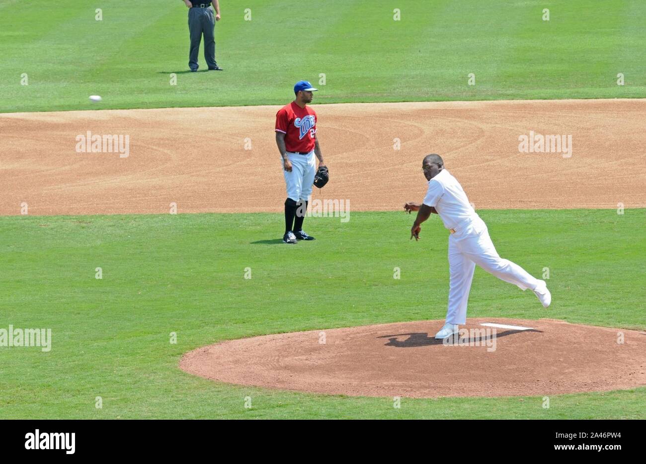First pitch hi-res stock photography and images - Alamy