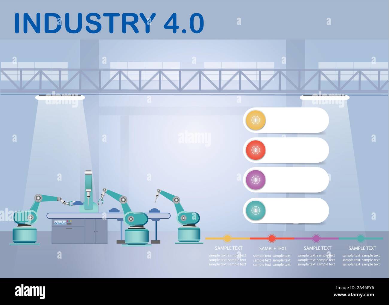 Assembly Line Infographic