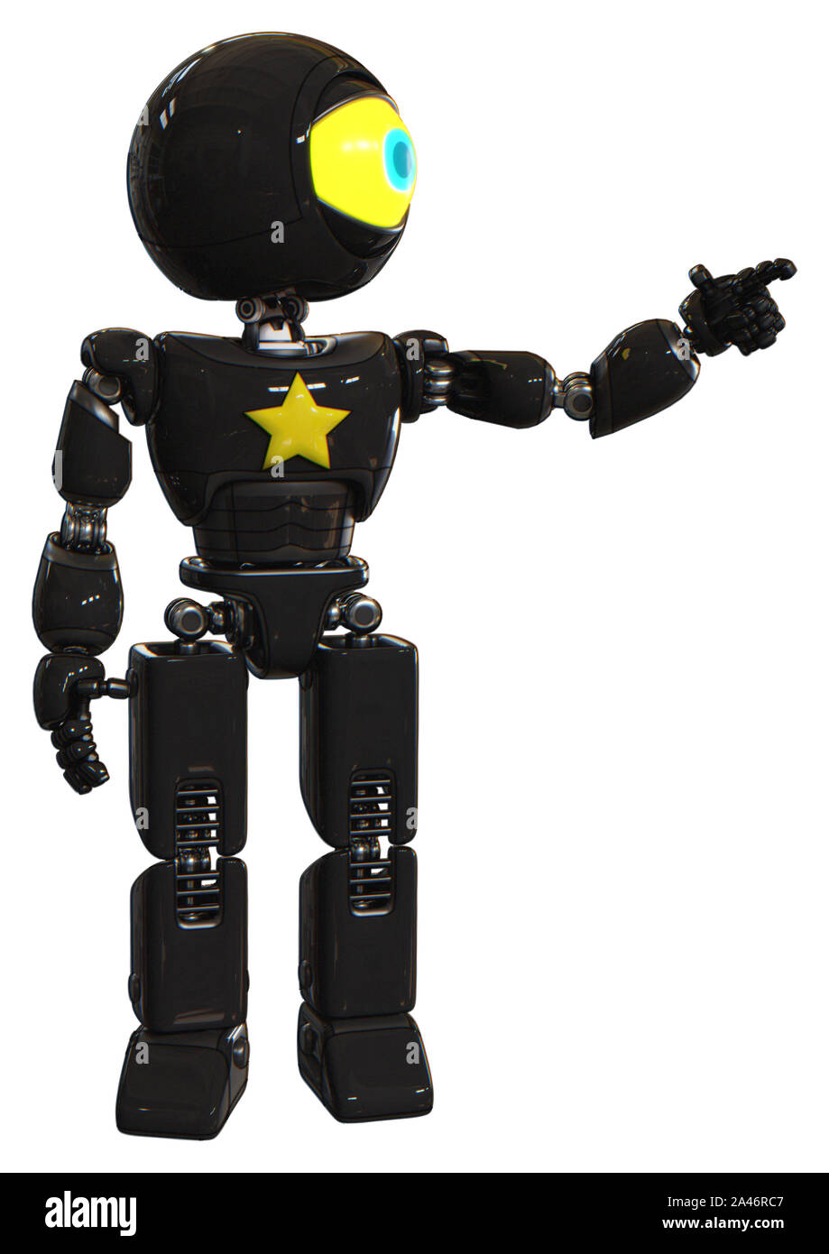 Bot containing elements: giant eyeball head design, light chest ...