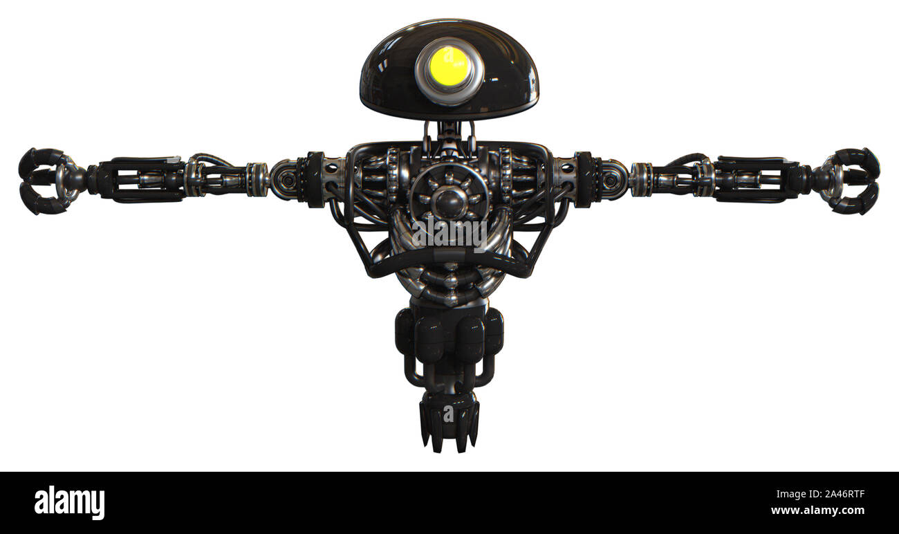 Android containing elements: yellow cyclops dome head, heavy upper ...