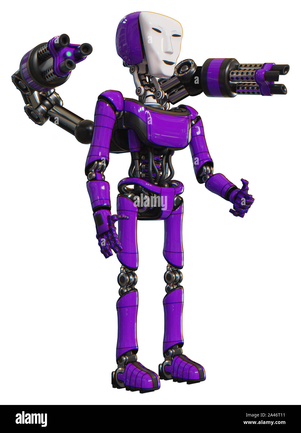 Bot containing elements: humanoid face mask, light chest exoshielding ...