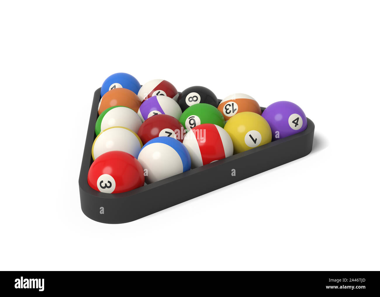 3d billiards Cut Out Stock Images & Pictures - Alamy