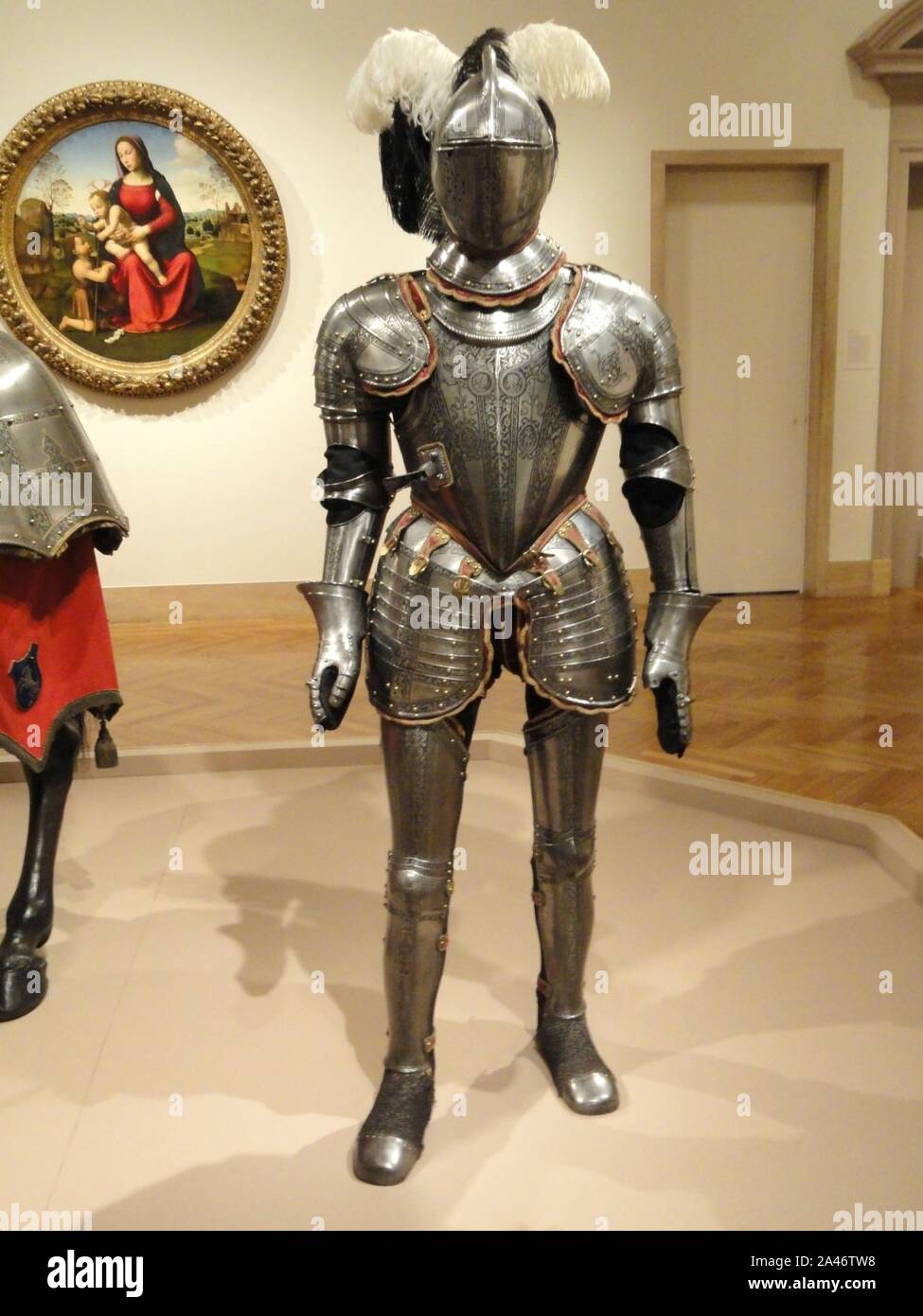 Field armor for horseman, Italy, c. 1575 Stock Photo - Alamy