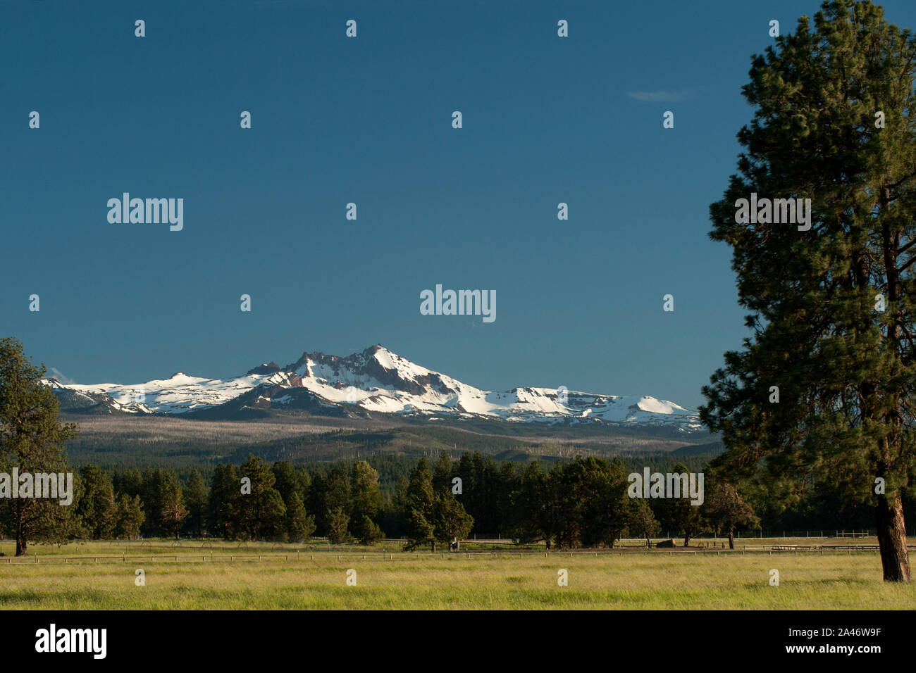 Broken top volcano hi-res stock photography and images - Alamy