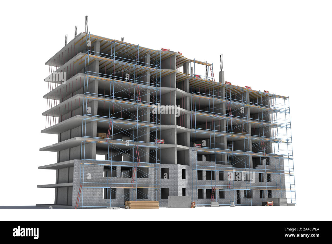 Design Project Building 3d Render High Resolution Stock Photography and ...