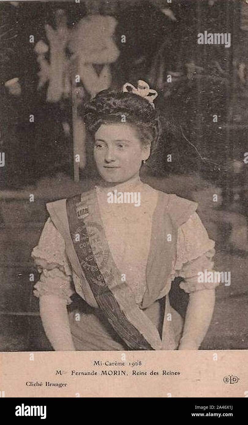 Fernande Morin 1908 Branger Stock Photo - Alamy