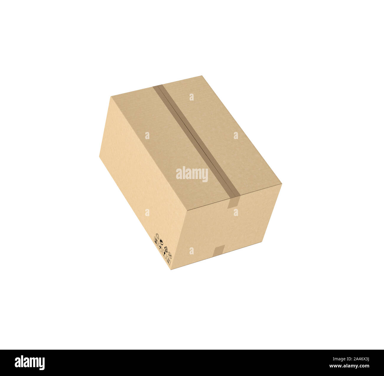 Taped cardboard box isolated hi-res stock photography and images - Alamy