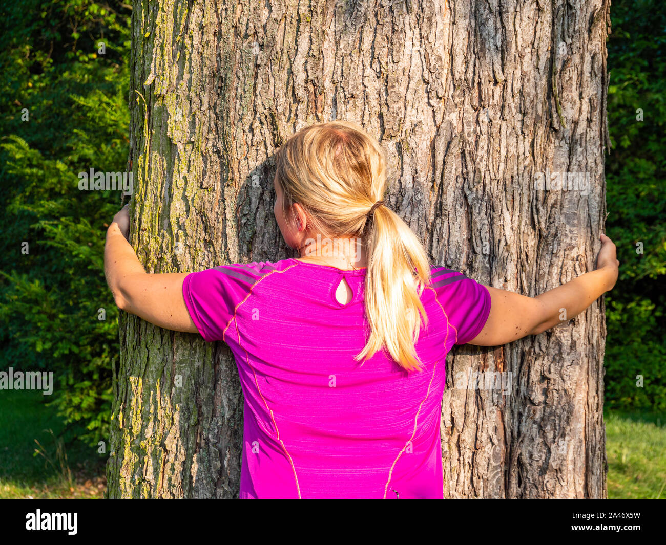 Old nature protect woman hi-res stock photography and images - Alamy