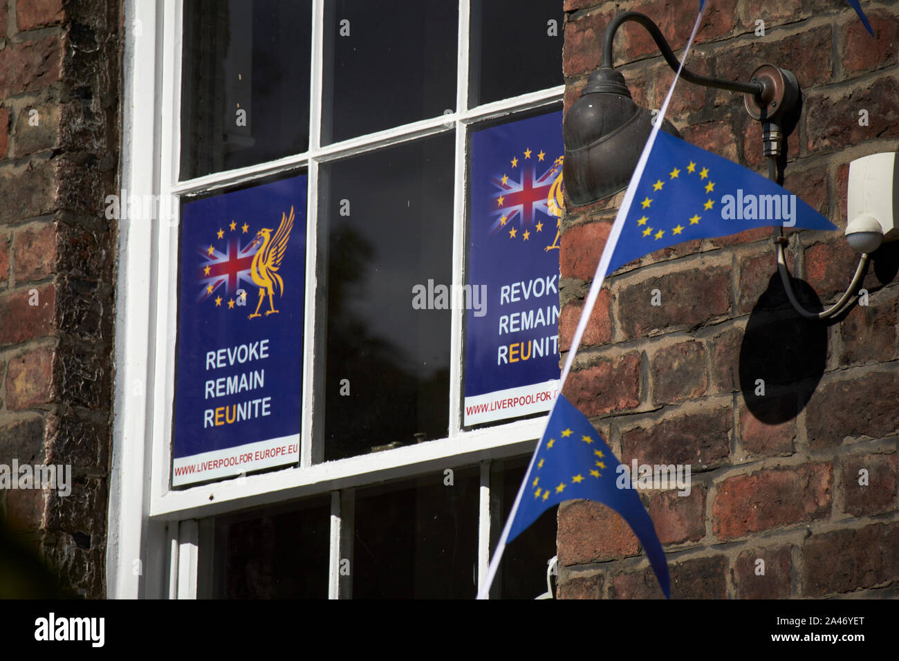 Liverpool european flag hi-res stock photography and images - Alamy