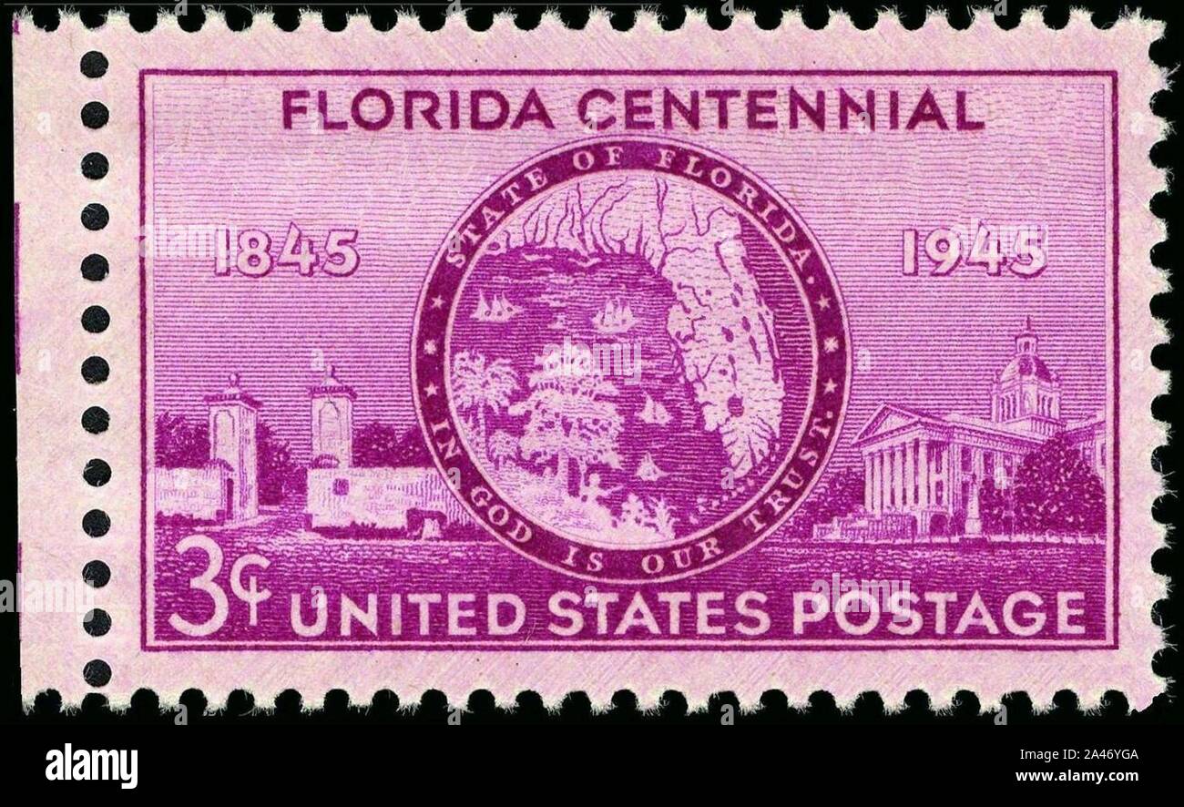 Florida stamp hi-res stock photography and images - Alamy