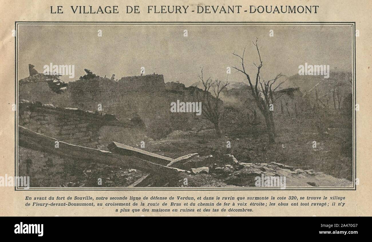 Fleury Devant Douaumont High Resolution Stock Photography and Images ...