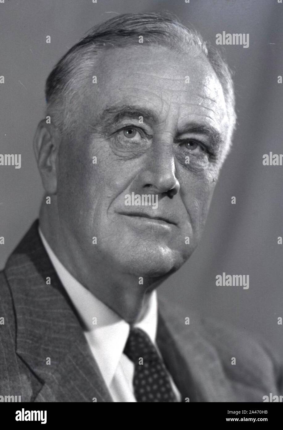 FDR 1944 Leon Perskie (cropped Stock Photo - Alamy