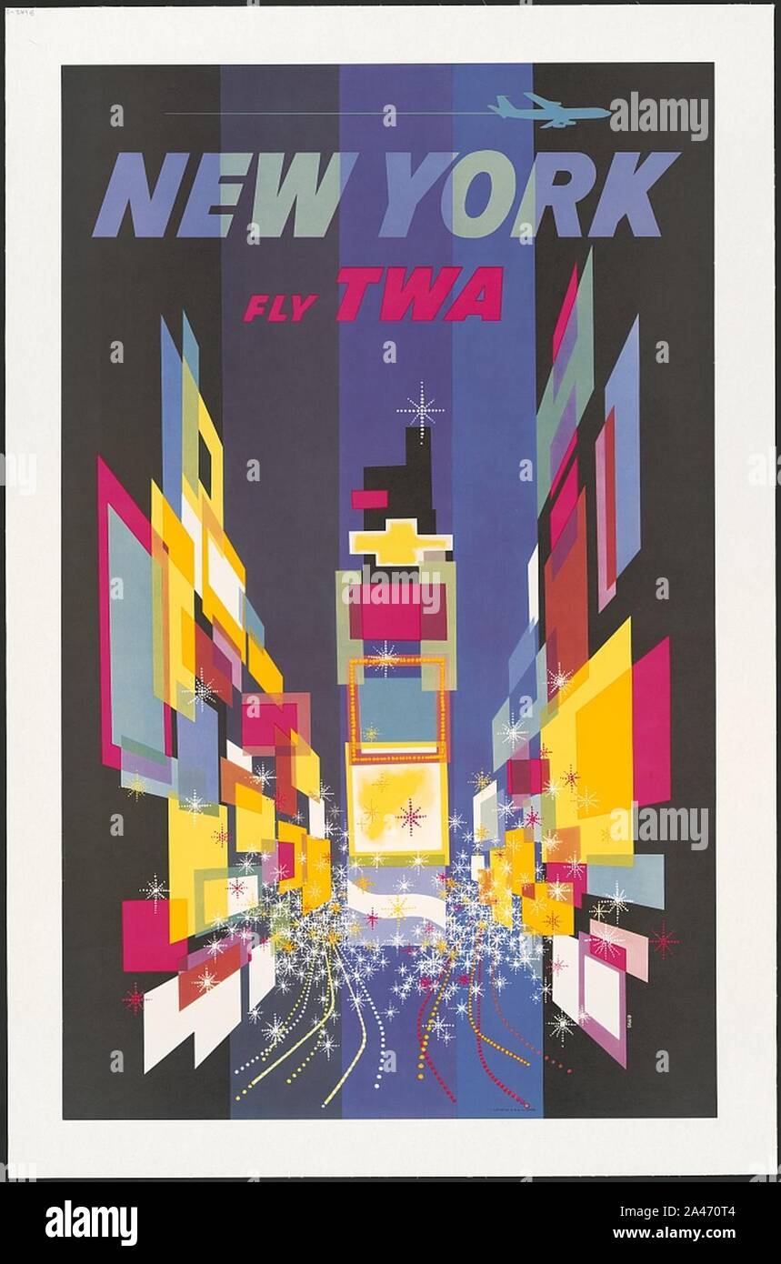 Fly TWA New York Stock Photo - Alamy