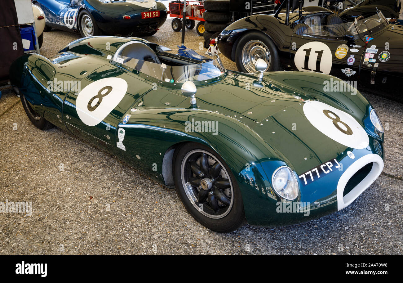 1959 Cooper-Climax T39 "Bobtail" in the paddock at the 2019 Goodwood ...