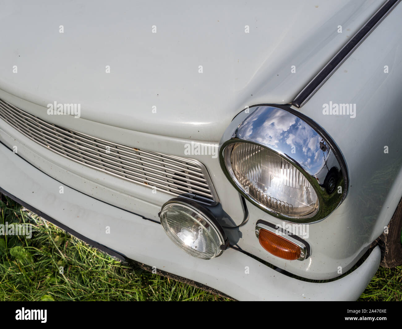 Old Trabant from Zwickau in Saxony Stock Photo - Alamy