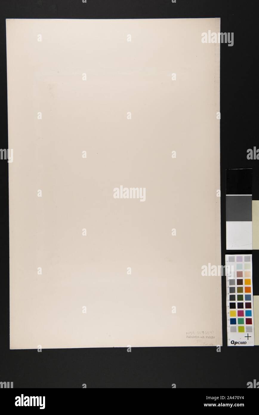 Flicka i dräkt. Akvarell av C.G. Hellqvist - Nordiska museet Stock ...