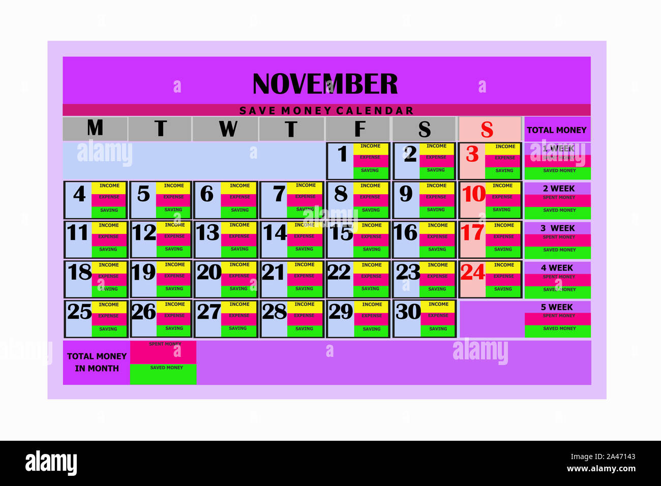 Design calendar month november 2019. Save money calendar 2019. Calendar ...