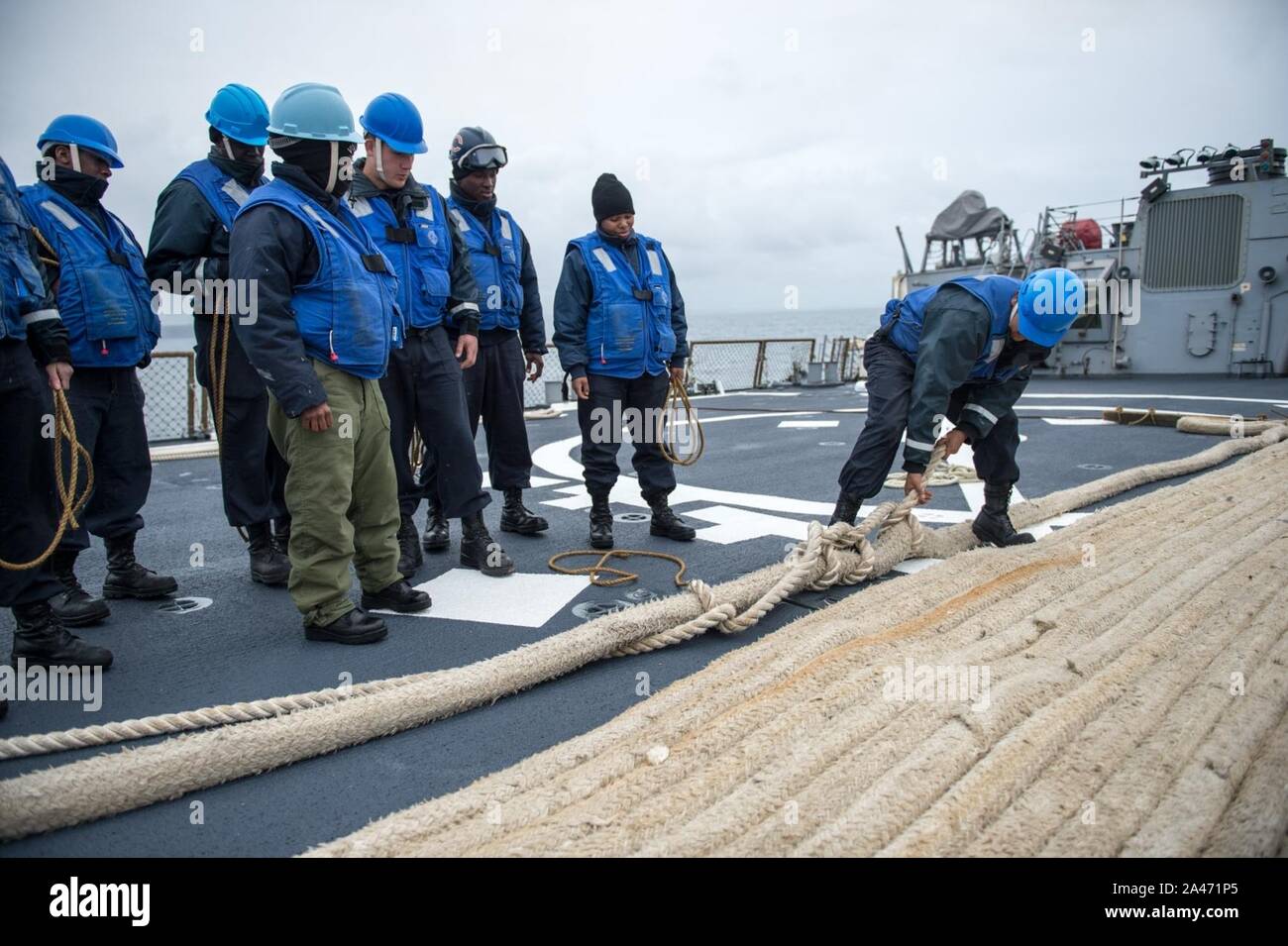 Flag Officer Sea Training-Joint Warrior 1 Stock Photo - Alamy