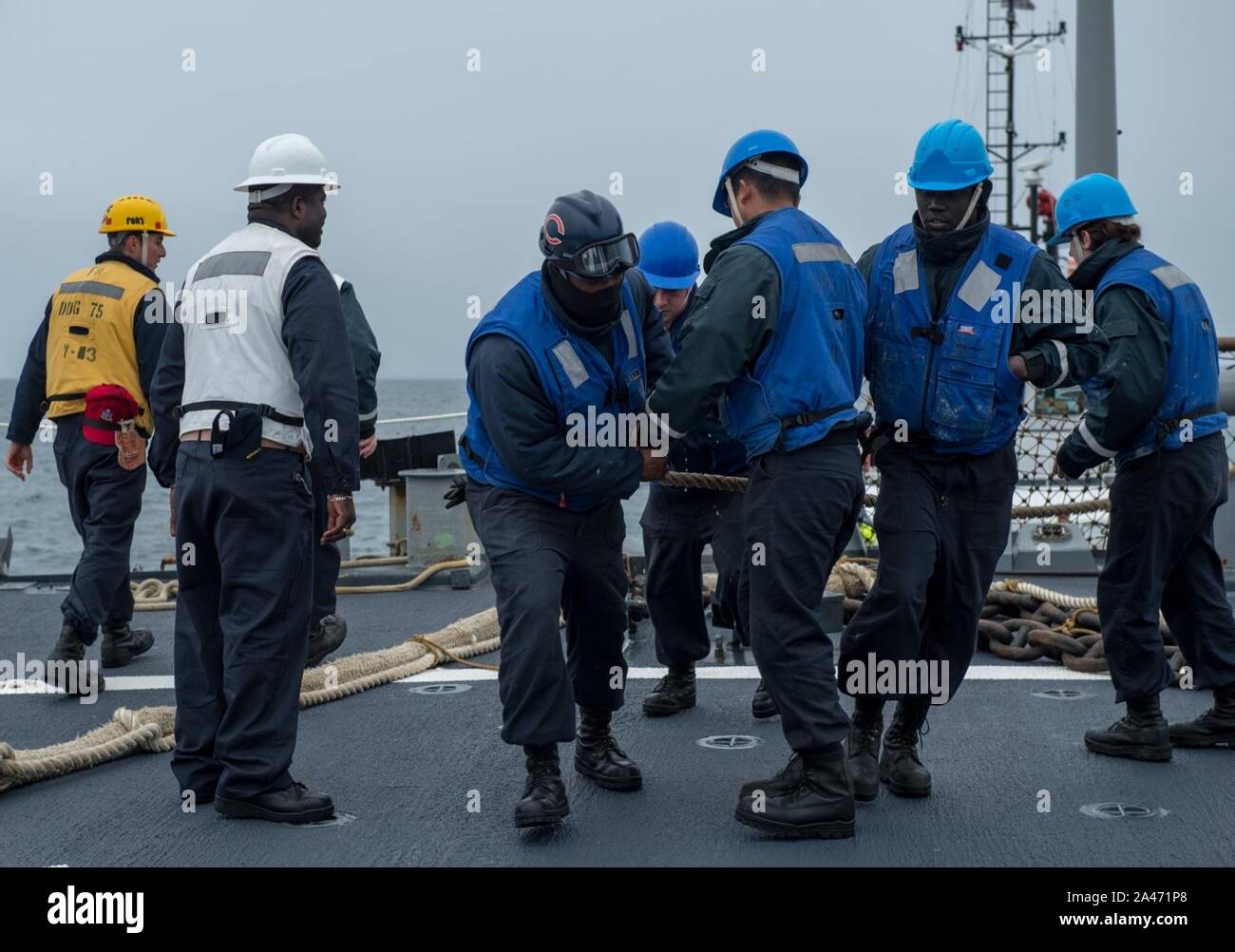 Flag Officer Sea Training-Joint Warrior 1 Stock Photo - Alamy