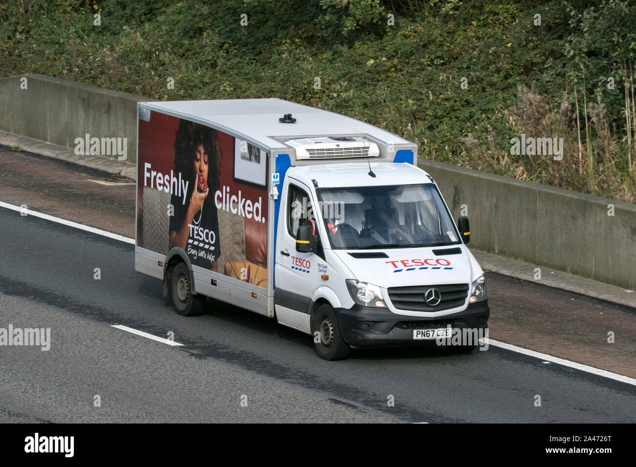 Freshly Clicked, Tesco on-line shopping supermarket delivery vehicle ...