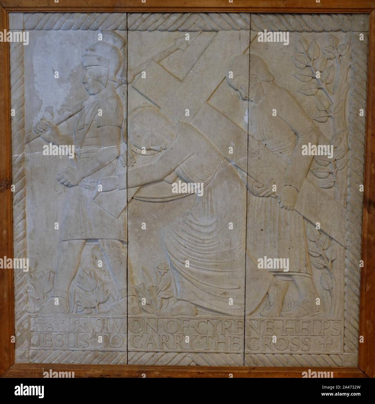 Fifth Station of The Cross, trial panel for Westminster Cathedral, by ...