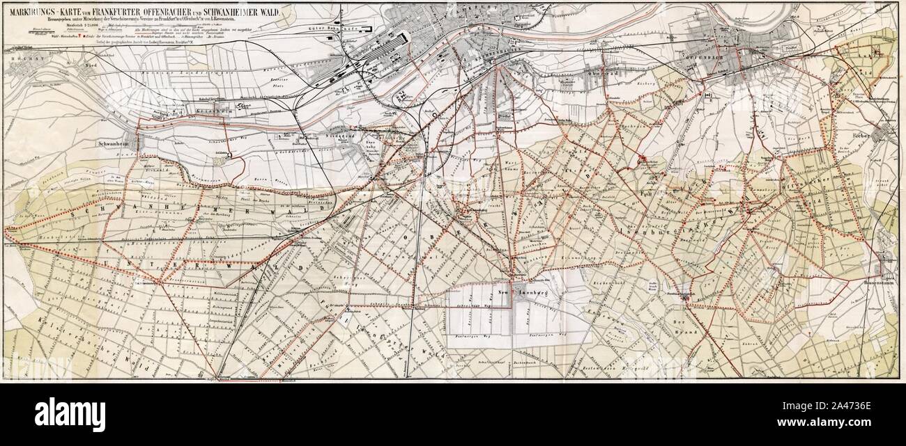 Vintage stadtplan hi-res stock photography and images - Alamy