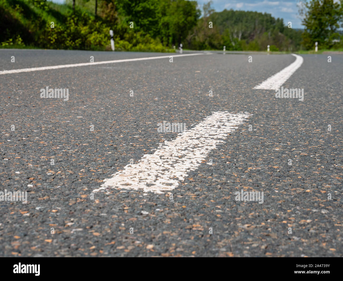 Asphalt transportation system with perspective view hi-res stock ...