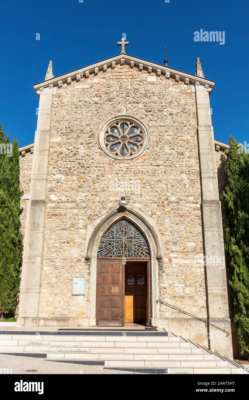 Church of Meximieux village in Ain, France Stock Photo - Alamy
