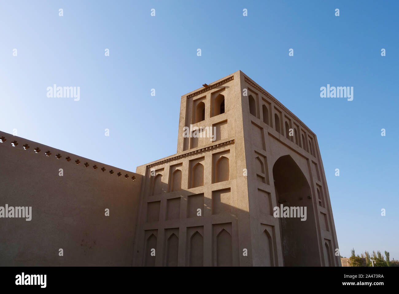 Emin minaret or Sugong tower in Turpan. the largest ancient Islamic ...