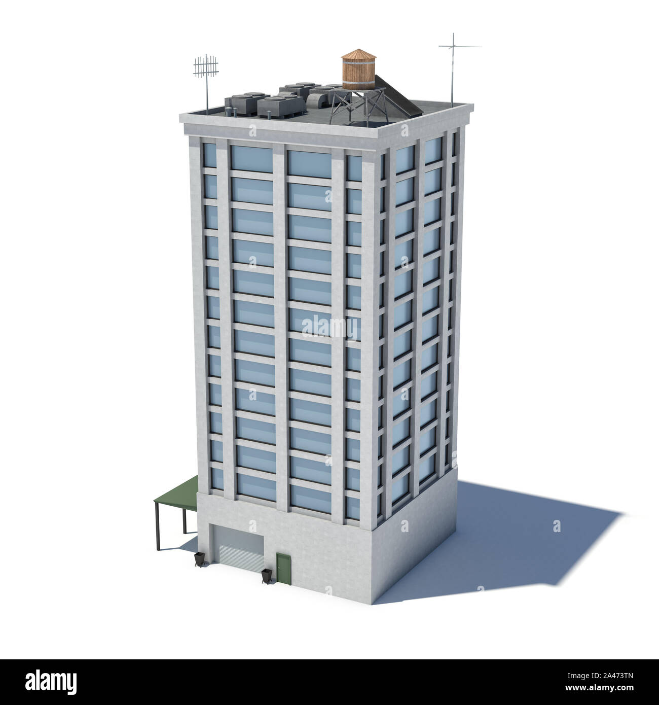 Pre modern tower Cut Out Stock Images & Pictures - Alamy