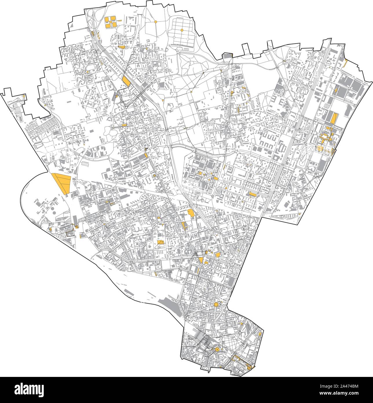 Nine district Stock Vector Images - Alamy