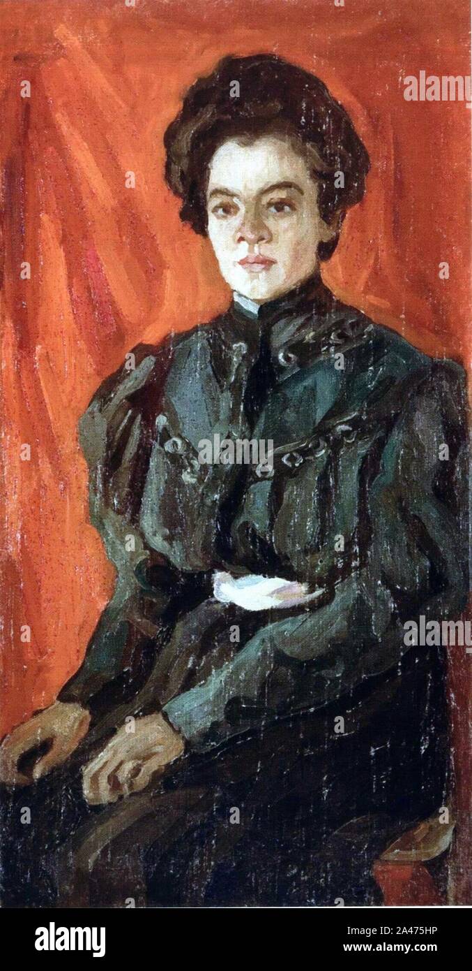 Female Portrait (Rozanova, 1907) 1 Stock Photo - Alamy