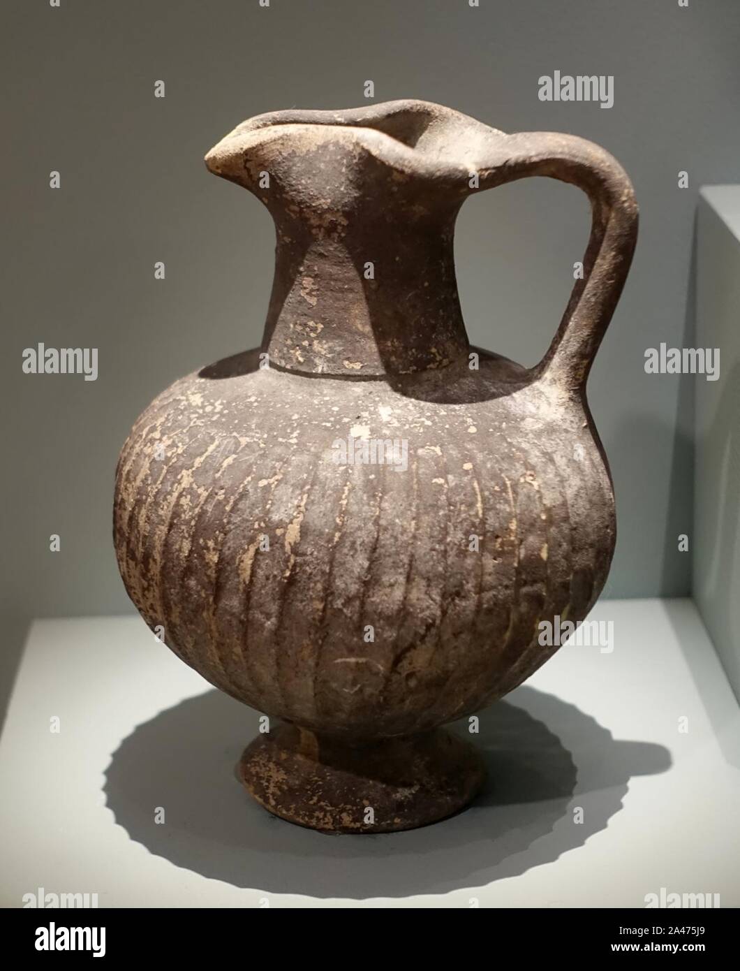 Fluted jug, Cypriot, Late Bronze Age, Late Cypriote II, c. 1450-1200 BC ...