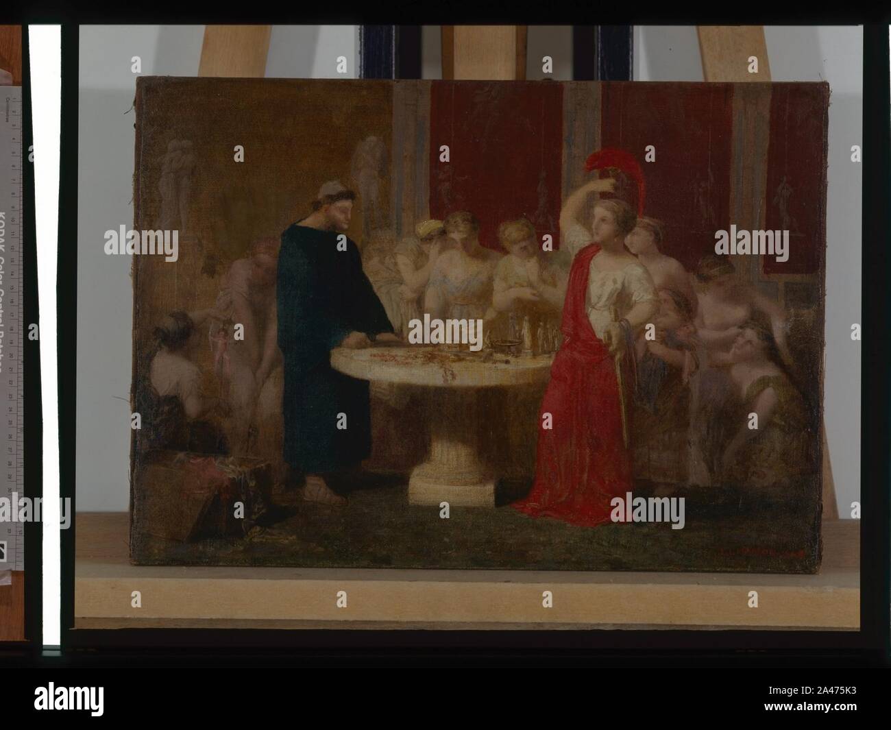 Femmes romaines - Jean-Louis Hamon Stock Photo - Alamy