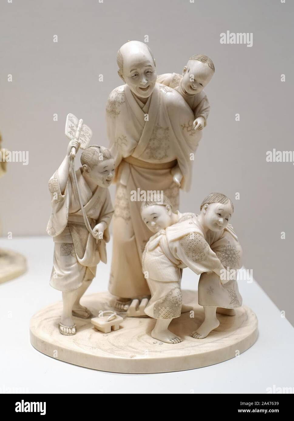 Figurines, Japan, Meiji period, late 1800s to early 1900s, ivory Stock ...