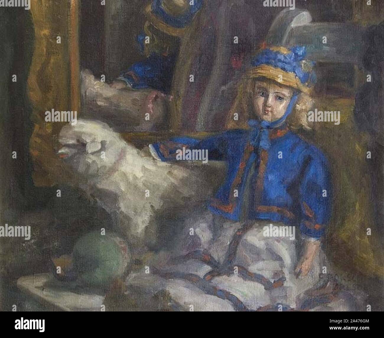 Ferdinand Dorsch Stilleben mit Puppe Stock Photo - Alamy