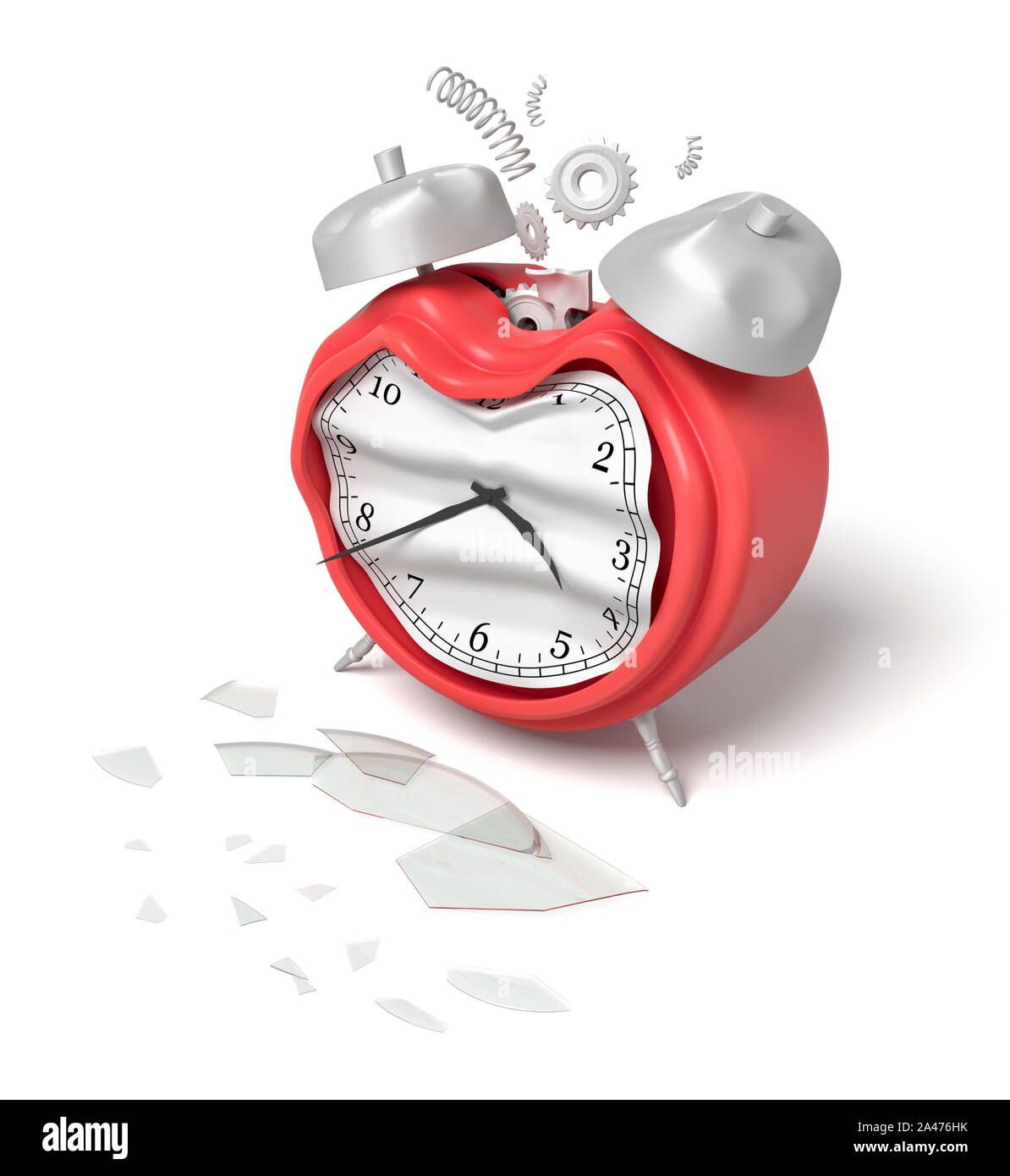 3d rendering old clock on hi-res stock photography and images - Alamy